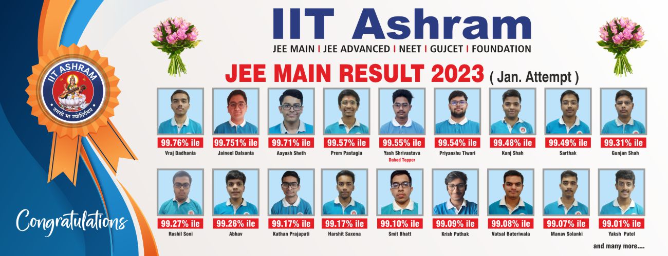 WELCOME TO IIT ASHRAM - VADODARA For IIT-JEE, NTSE, NSEJS, KVPY & Olympiad Aspirants